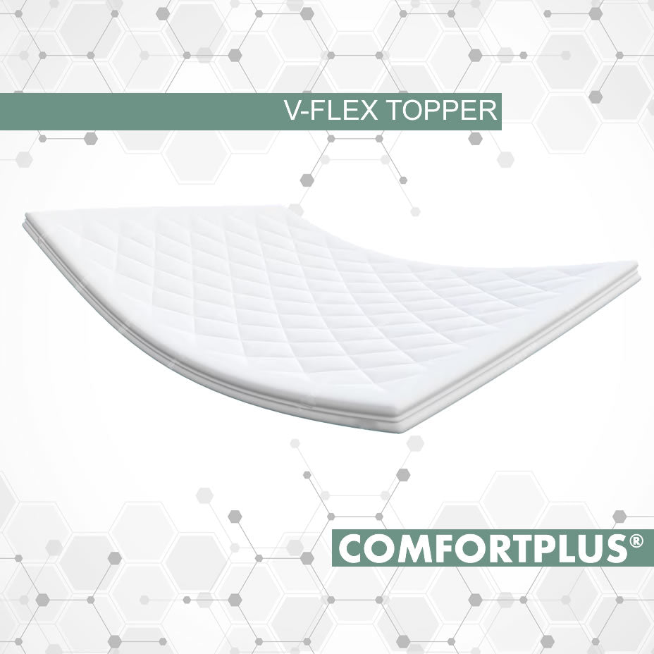 ComfortPlus® V-FLEX Custom topper h 50 mm memory foam — Cioni Materie ...